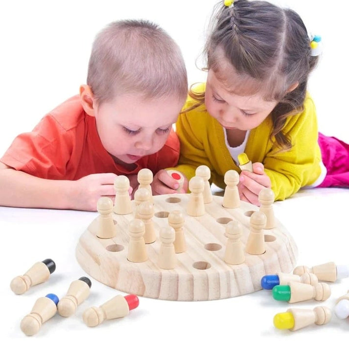 mamymarket™-Wooden Memory Match Stick Chess Game – mamymarket.com