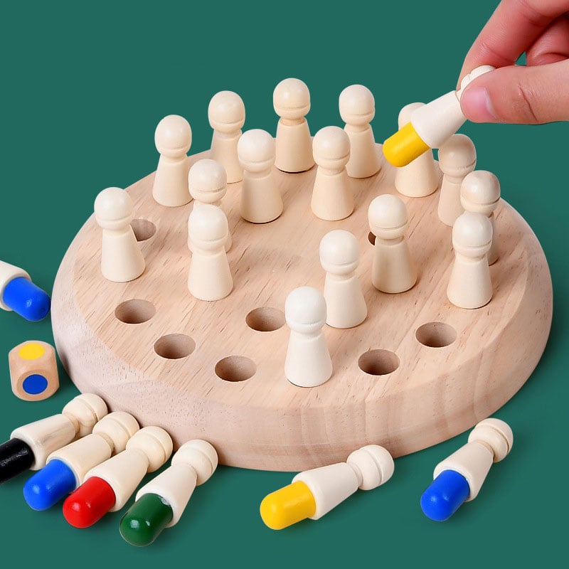 mamymarket™-Wooden Memory Match Stick Chess Game – mamymarket.com