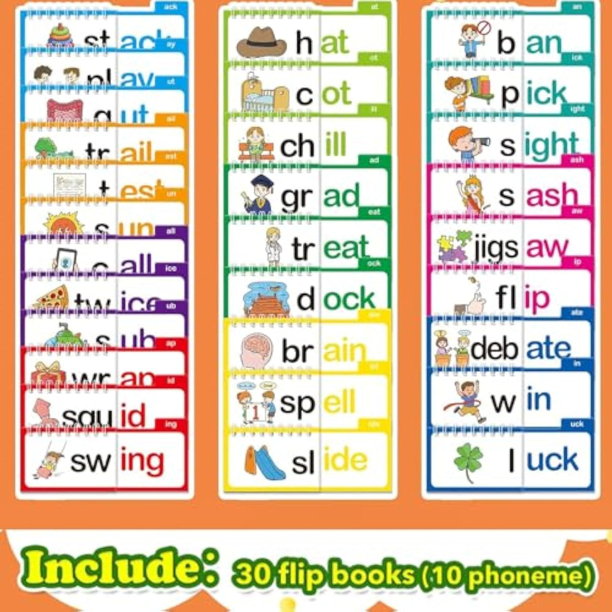 🔥🔥30 Read and Rhyme Flip Books – mamymarket.com