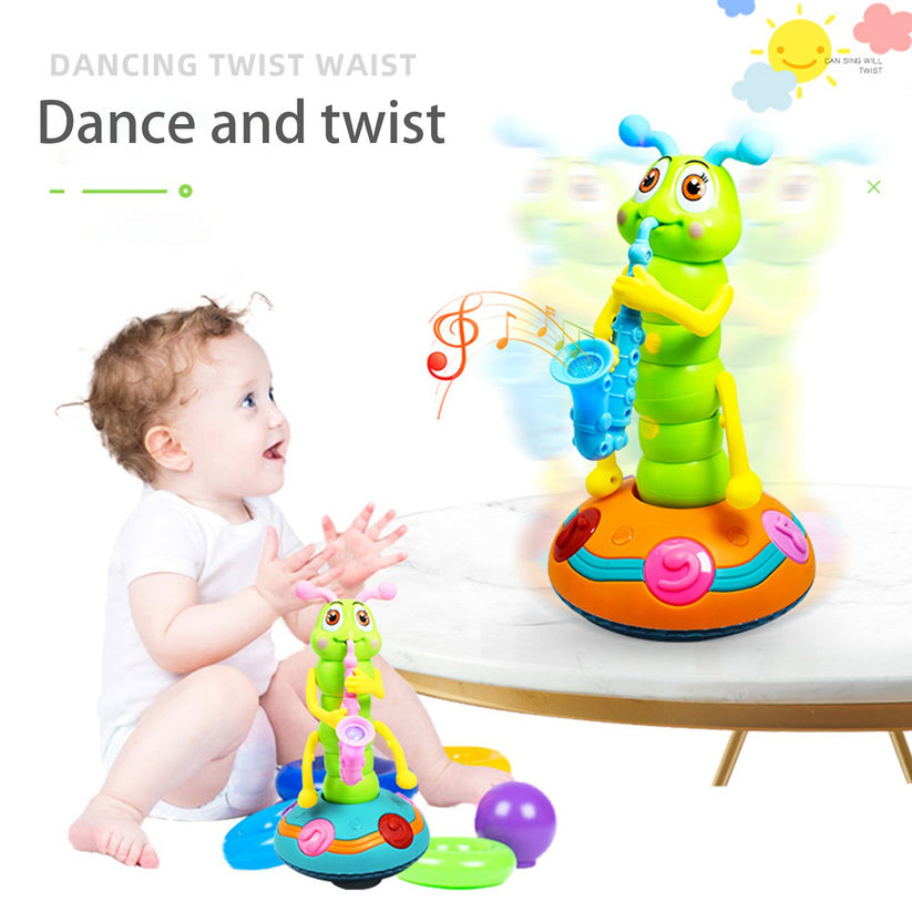 mamymarket™-Dancing Saxophone Caterpillar-not included battery ...