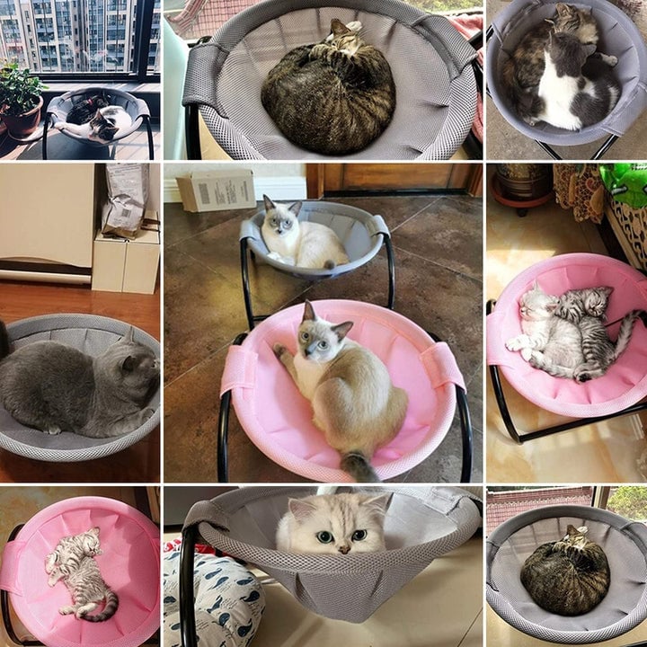 mamymarket™-Floor Cat Hammock-With Stand – mamymarket.com