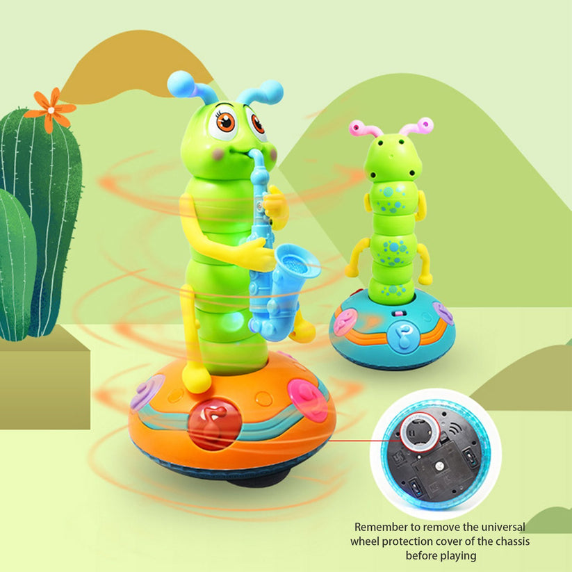 mamymarket™-Dancing Saxophone Caterpillar-not included battery ...