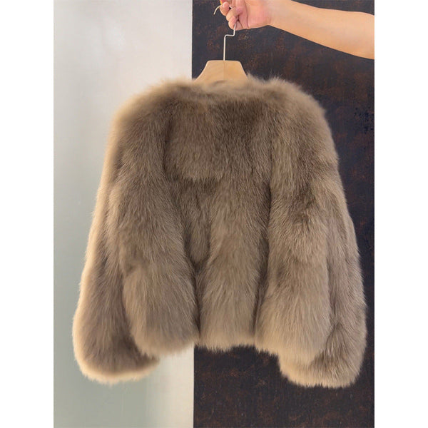 Aurelia Luxe Fox Fur Jacket – mamymarket.com