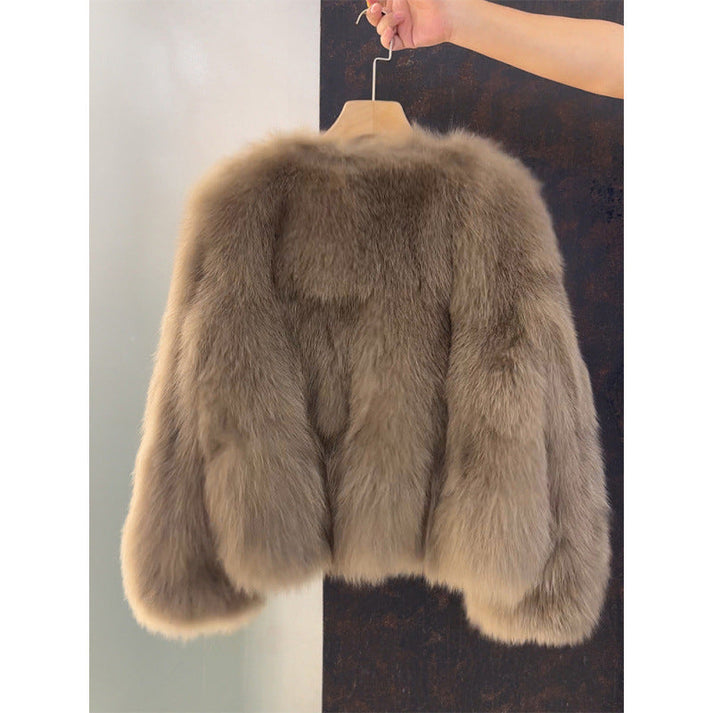 Aurelia Luxe Fox Fur Jacket – mamymarket.com