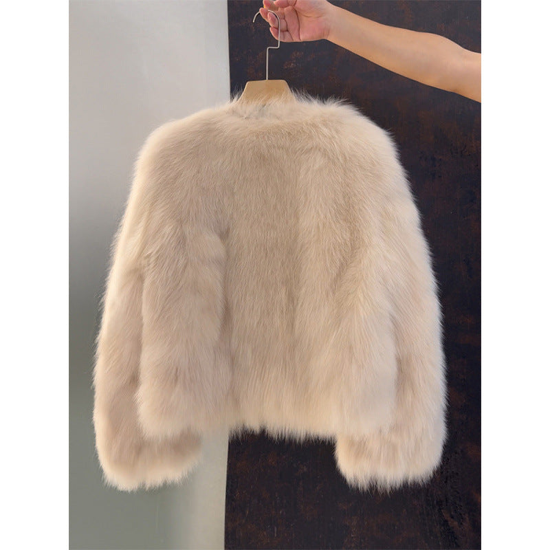 Aurelia Luxe Fox Fur Jacket – mamymarket.com