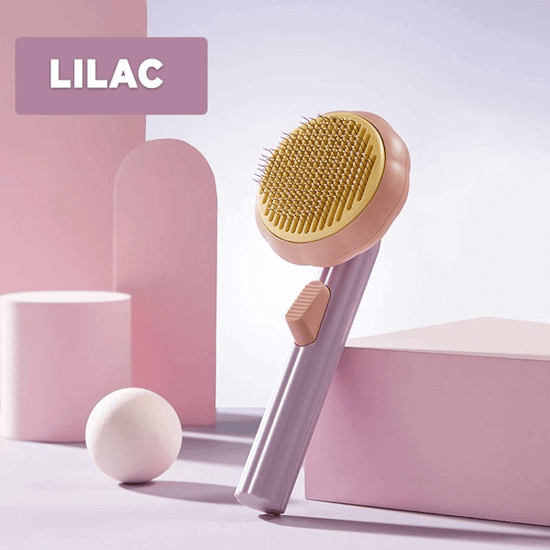 mamymarket™- Pumpkin Pet Comb Pet Grooming Self-Cleaning Brush For Dog ...