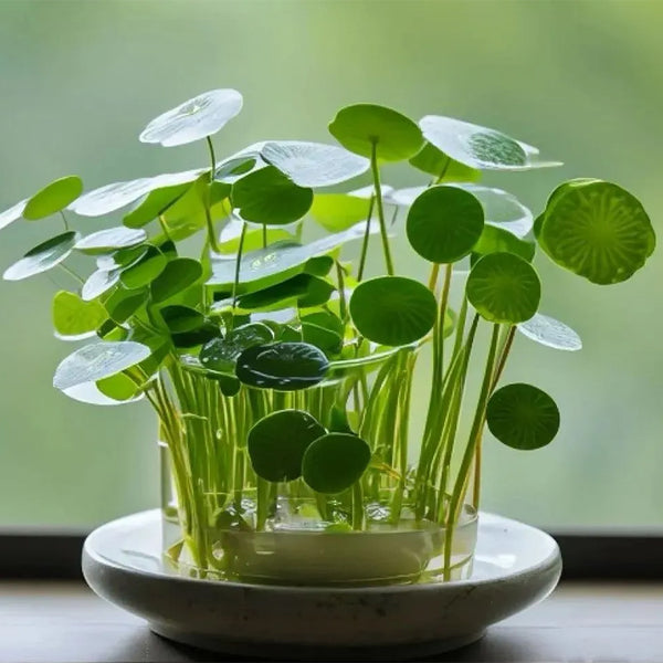 🌿Copper Coin Grass👀 Grows in Water to Attract Wealth – mamymarket.com